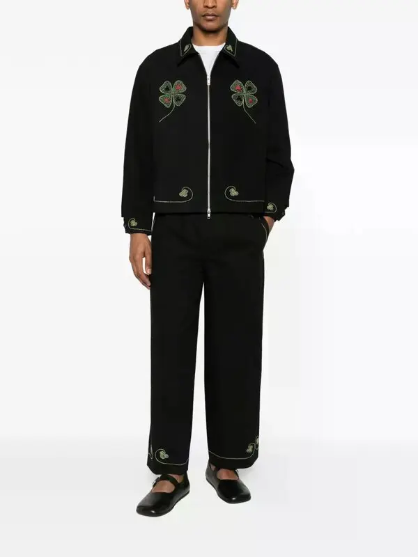 BODE Embroidered Trousers