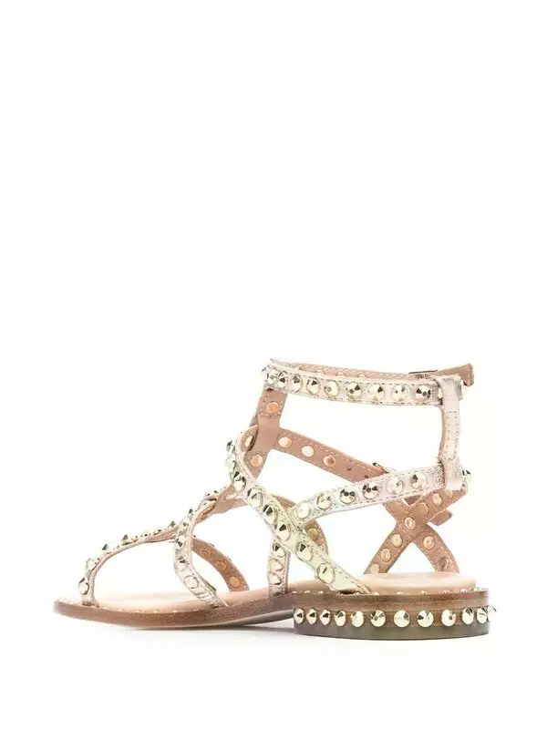 Ash Studded Double-buckle Sandals