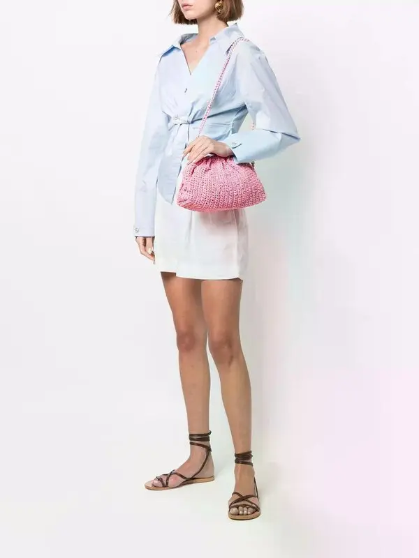 Maria La Rosa Game Crochet Shoulder Bag