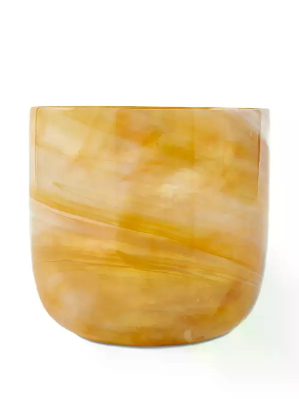 POLSPOTTEN Small Marble Glass Vase - Neutrals