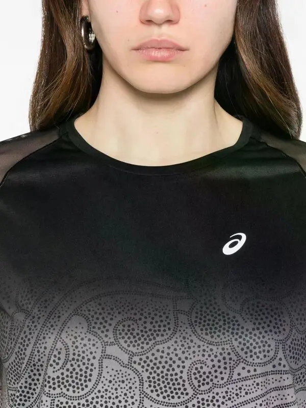 Asics Mesh-panel Printed T-shirt