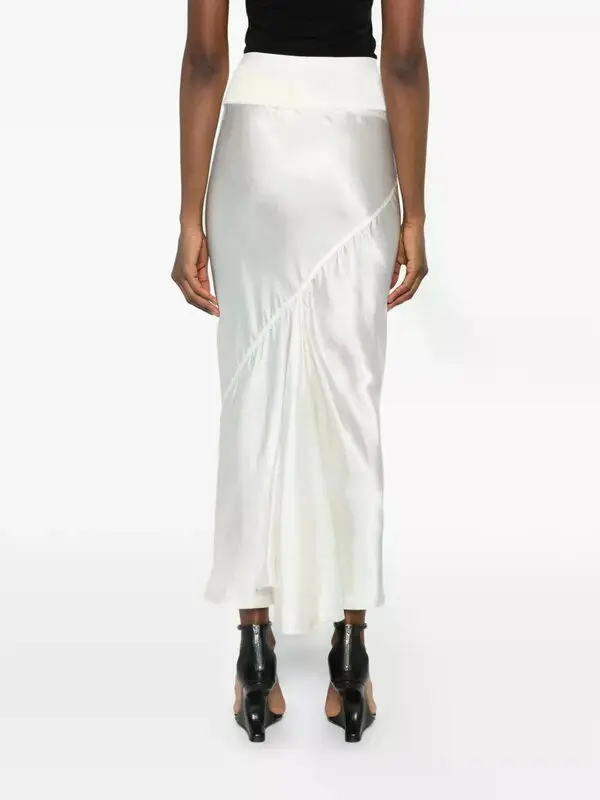 Rick Owens Gathered Midi Skirt
