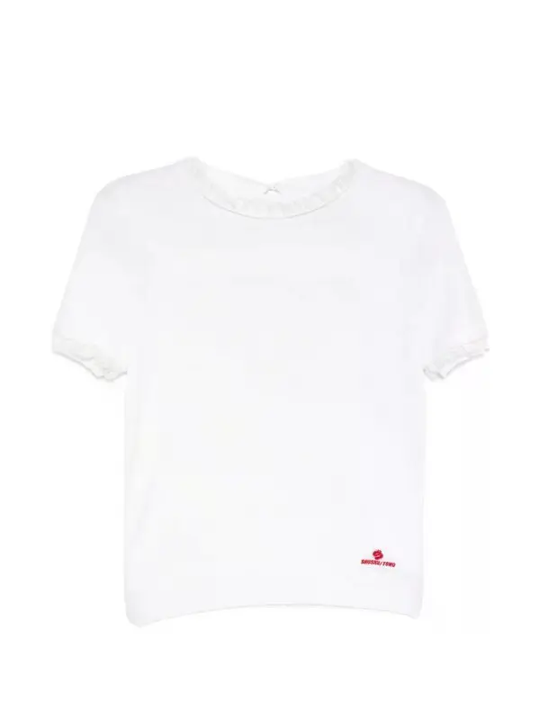 SHUSHU/TONG Mock-neck Knitted Top