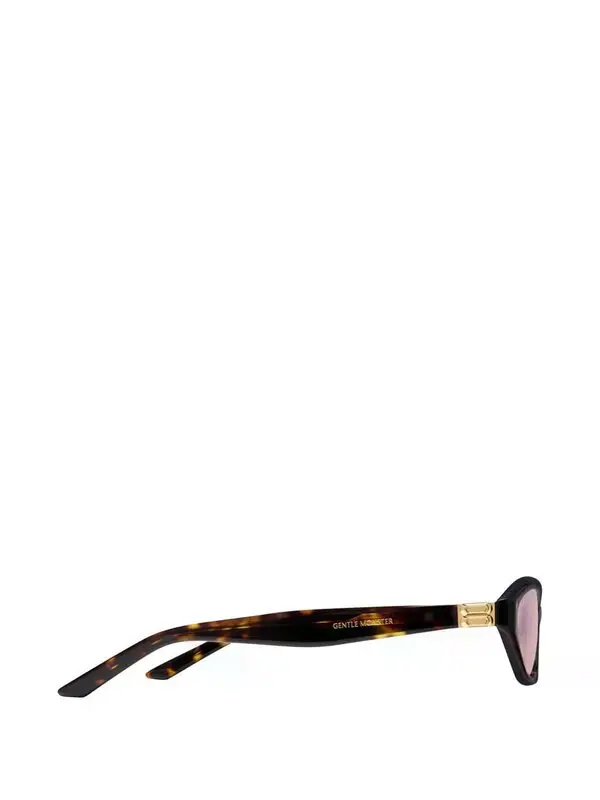 GENTLE MONSTER Geometric Frame Sunglasses - Brown
