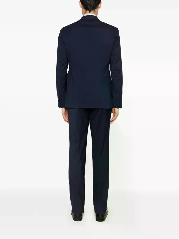 Tagliatore Pin-detail Suit - Blue