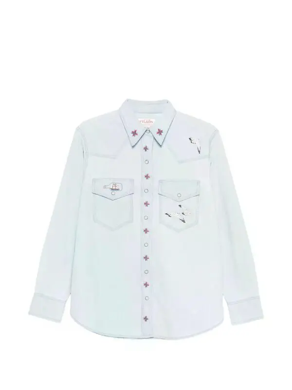 Filson Embroidered Denim Shirt