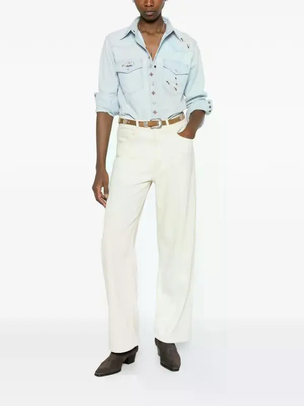 Filson Embroidered Denim Shirt