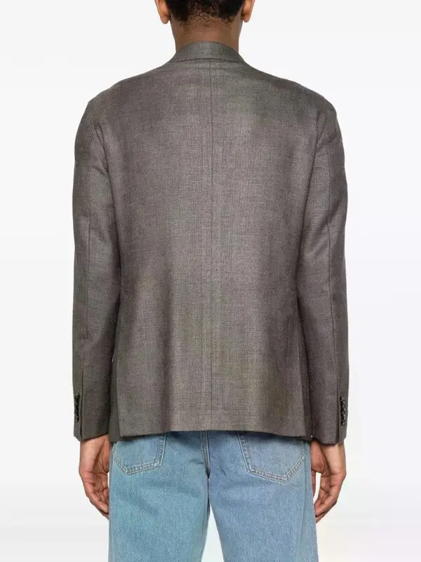 Tagliatore Single-breasted Blazer - Brown