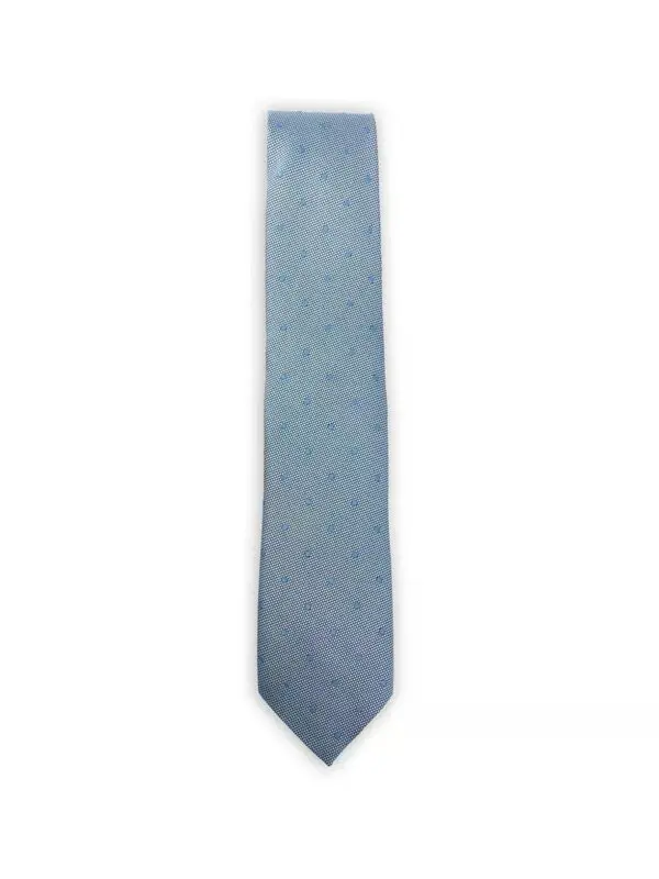 TOM FORD Dotted Pattern Necktie - Blue