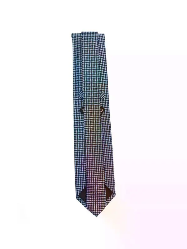 TOM FORD Patterned Neck Tie - Blue