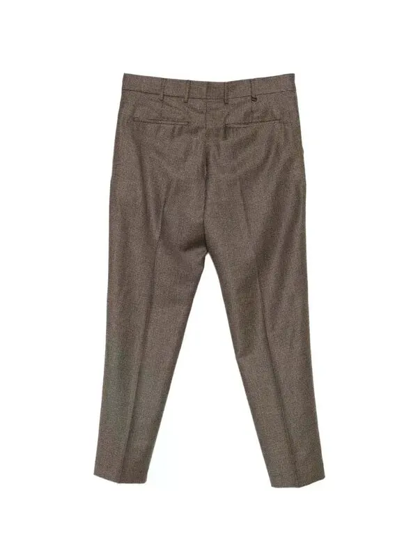 PT TORINO Houndstooth Tailored Trousers