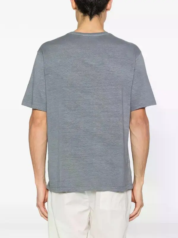 ROBERTO COLLINA Crew-neck T-shirt - Blue