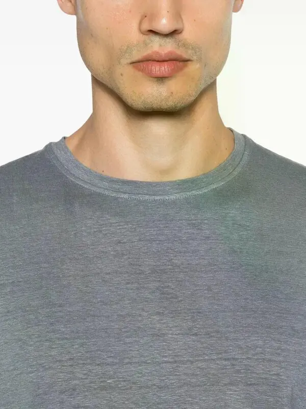 ROBERTO COLLINA Crew-neck T-shirt - Blue