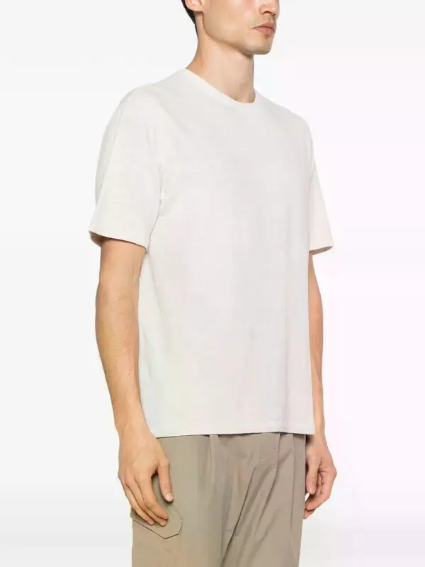 ROBERTO COLLINA Crew-neck T-shirt - Neutrals