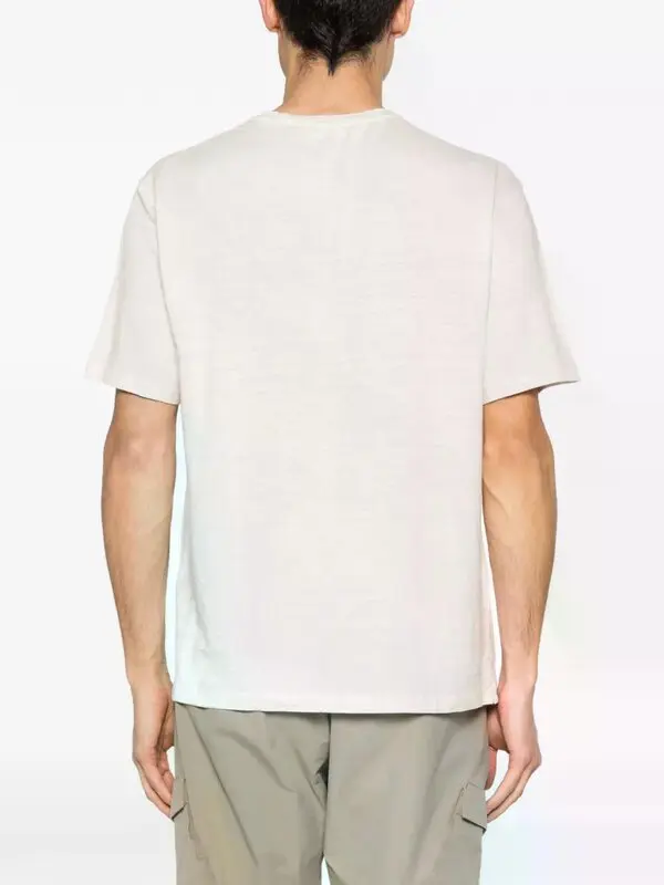 ROBERTO COLLINA Crew-neck T-shirt - Neutrals