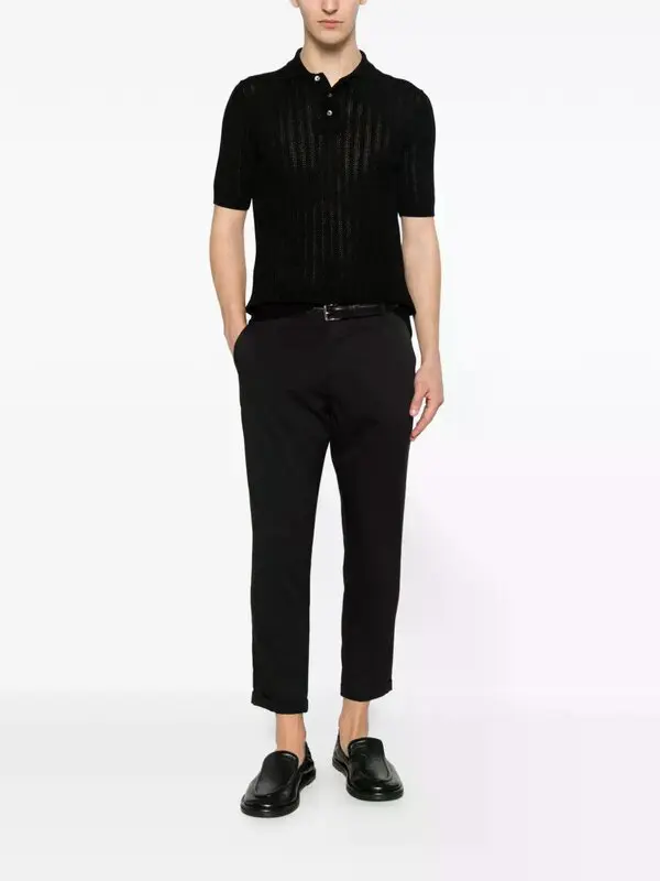 Imperial Cuffed Trousers - Black