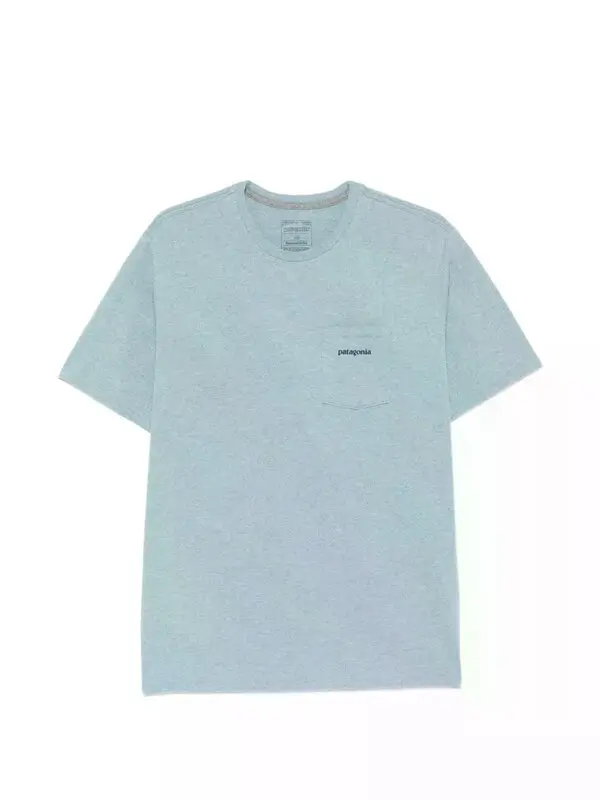 Patagonia Front-logo T-shirt - Blue