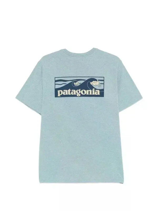 Patagonia Front-logo T-shirt - Blue