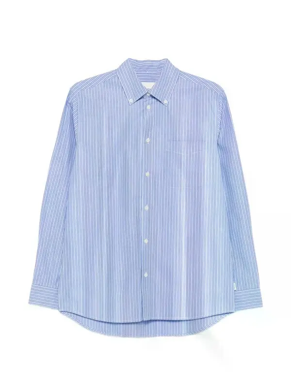 LES DEUX Striped Shirt - Blue