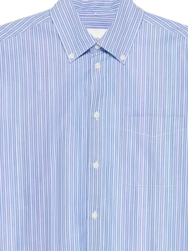 LES DEUX Striped Shirt - Blue