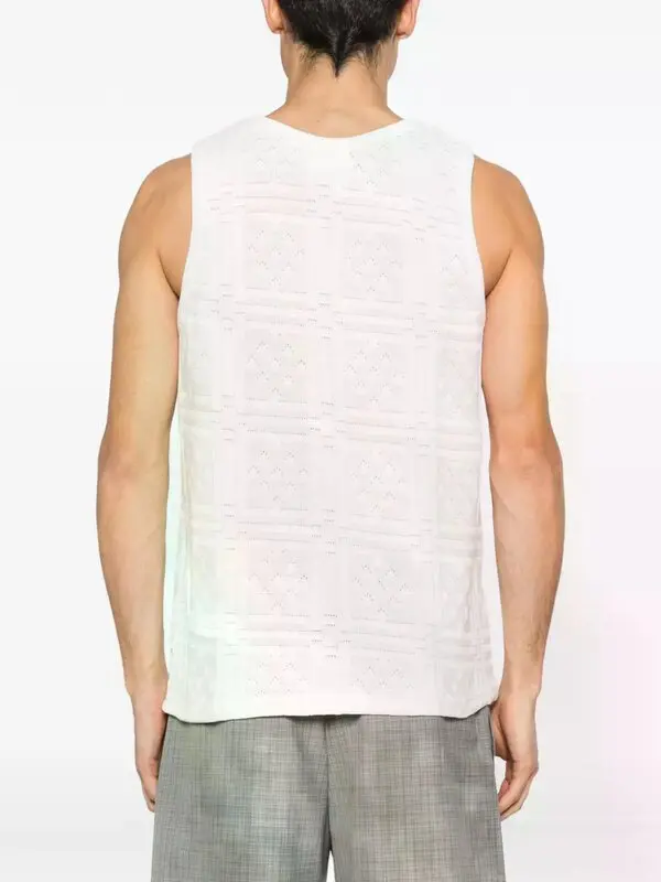 LES DEUX Pointelle Tank Top