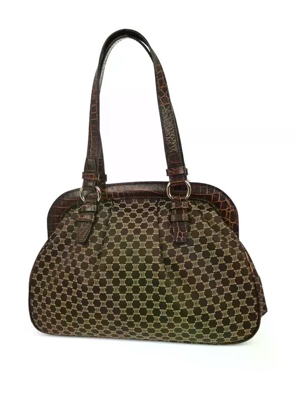 Celine 1990s-2000s Macadam Tassel Handbag