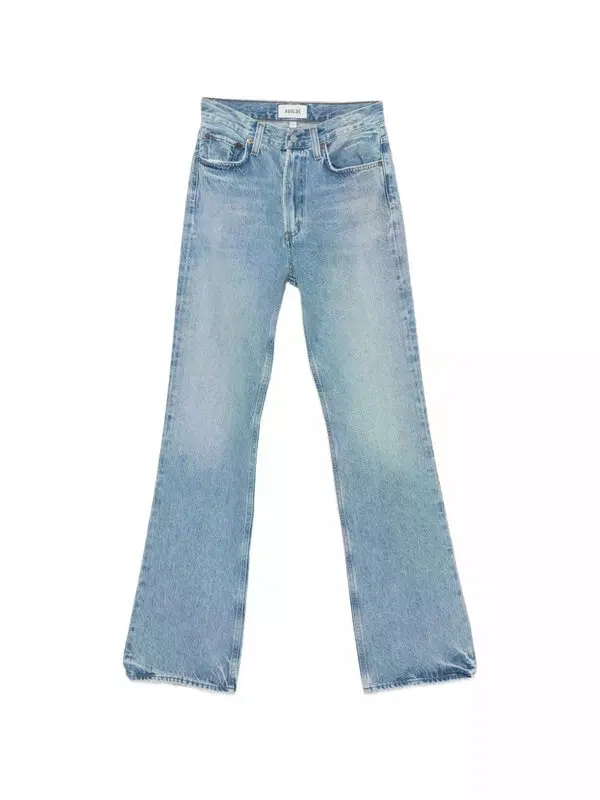 AGOLDE Leena Flared Jeans - Blue