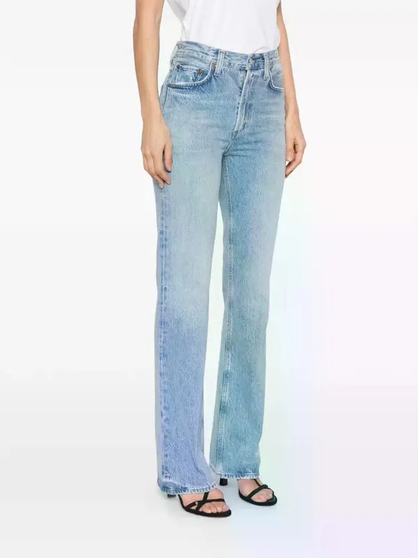 AGOLDE Leena Flared Jeans - Blue