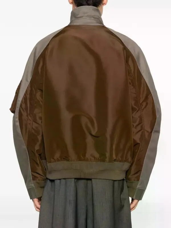 Sacai Zipped Panelled Jacket