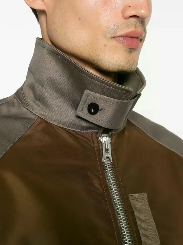 Sacai Zipped Panelled Jacket