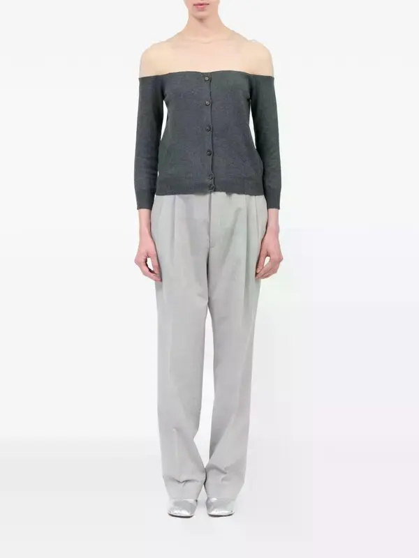 MAISON MARGIELA Sheer Knit Cardigan