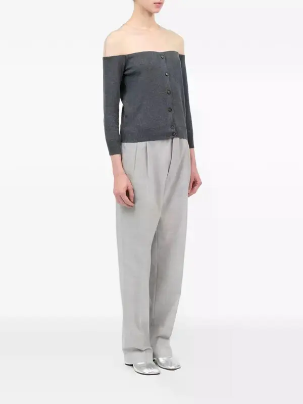 MAISON MARGIELA Sheer Knit Cardigan