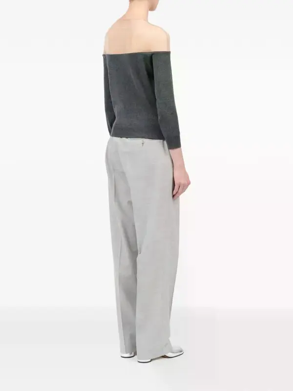 MAISON MARGIELA Sheer Knit Cardigan