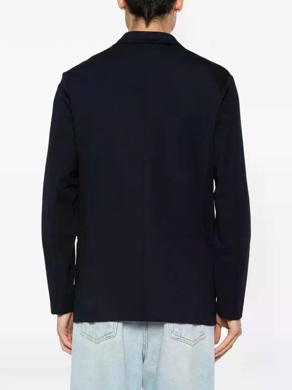 Emporio Armani Button Single-breasted Blazer - Blue