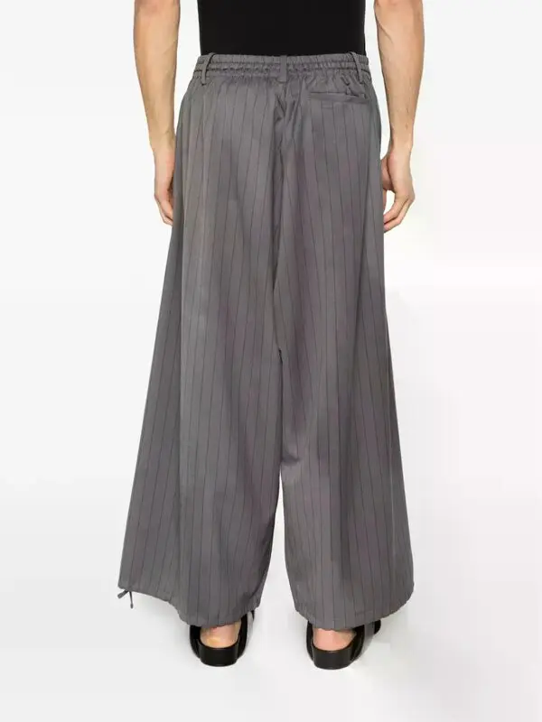 Y3 Pinstripe Drawstring Trousers
