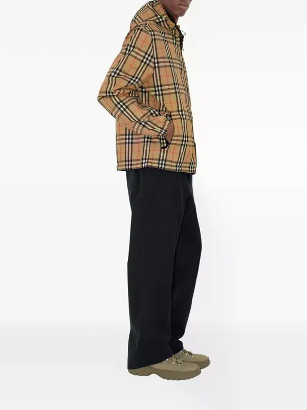 Burberry Reversible Check Hooded Jacket - Neutrals