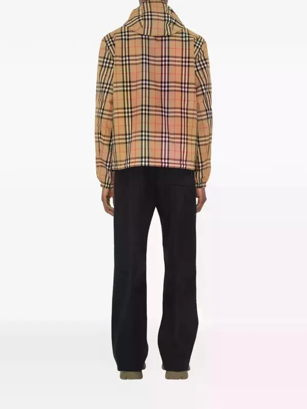 Burberry Reversible Check Hooded Jacket - Neutrals