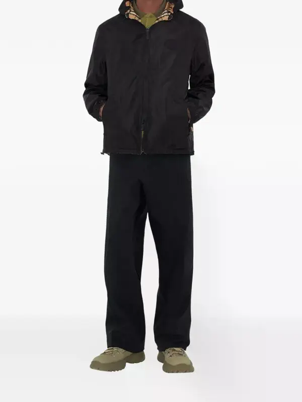Burberry Reversible Check Hooded Jacket - Neutrals