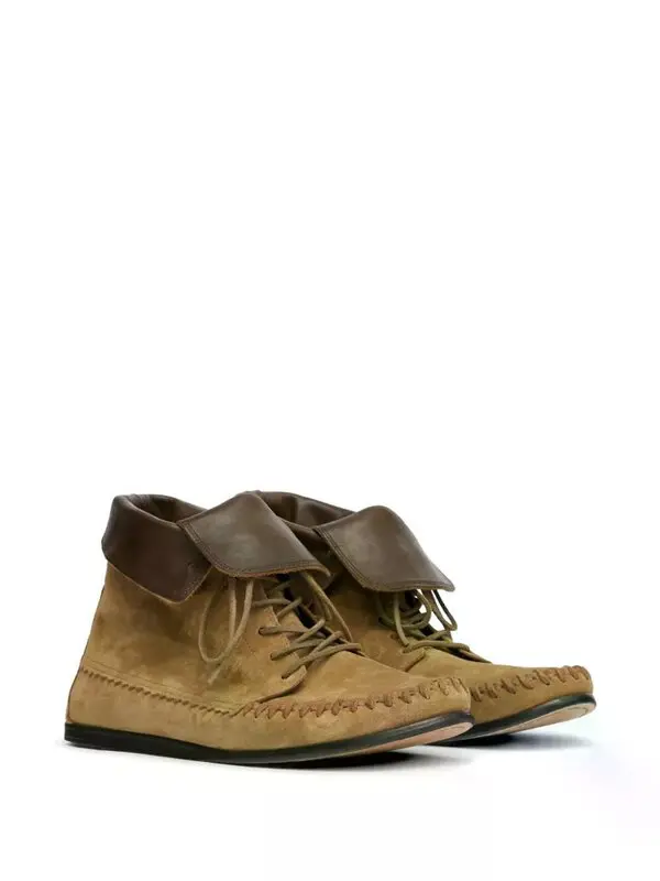 MARANT Varny Braided Lace-up Ankle Boots