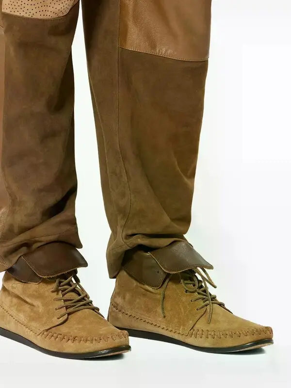MARANT Varny Braided Lace-up Ankle Boots