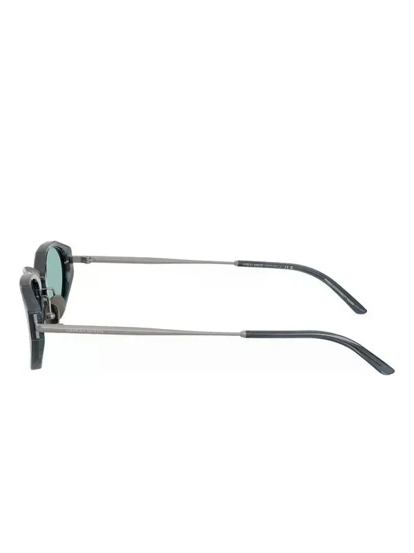 Giorgio Armani Geometric Frame Sunglasses
