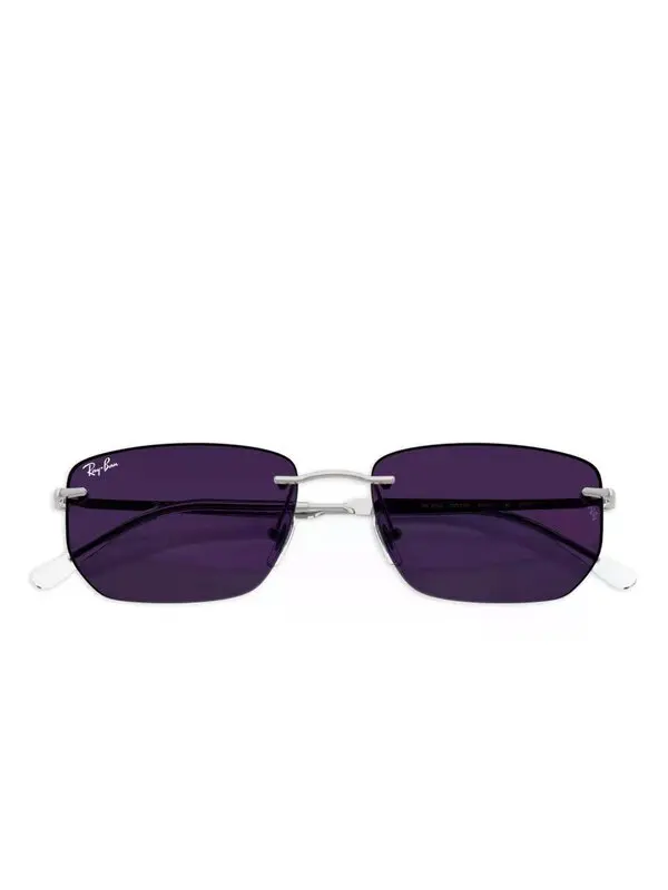 Ray-ban Rimless Rectangle Sunglasses - Silver