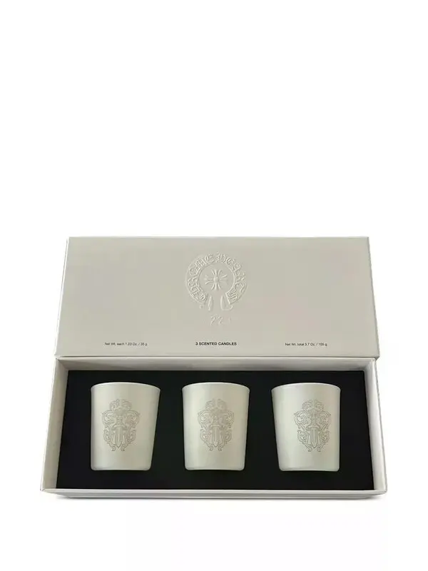 Chrome Hearts 22+ Candle Set - Neutrals
