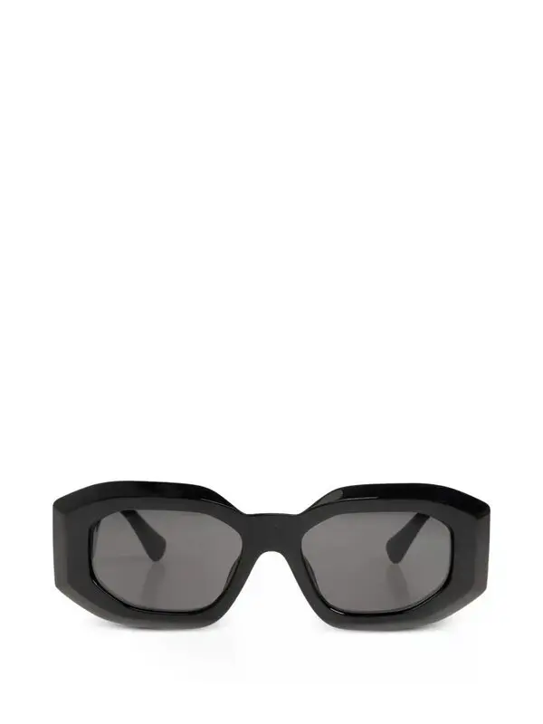 Versace Geometric Frame Sunglasses - Black