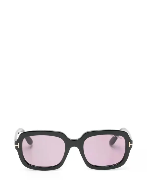 TOM FORD Lana 02 Rectangle Sunglasses - Brown