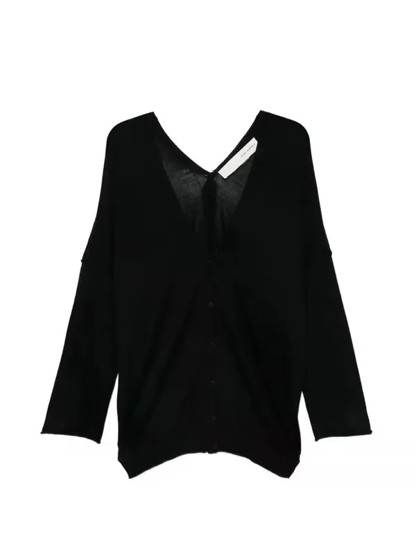 Isabel Benenato V-neck Buttoned Cardigan