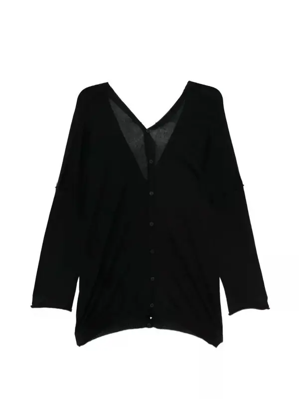 Isabel Benenato V-neck Buttoned Cardigan