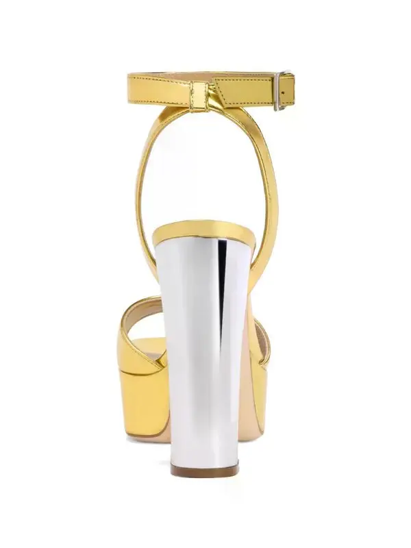 GIUSEPPE ZANOTTI Isadhora Platform Sandals - Gold