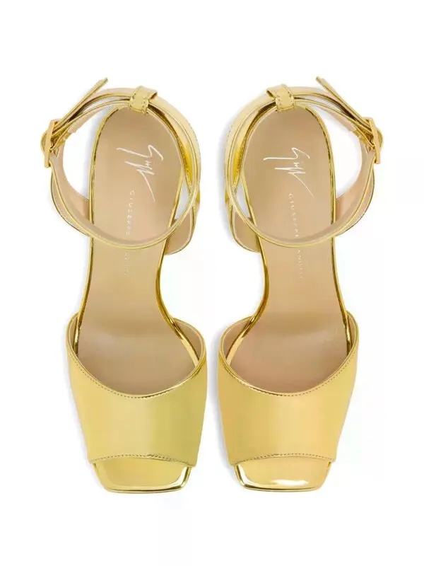 GIUSEPPE ZANOTTI Isadhora Platform Sandals - Gold