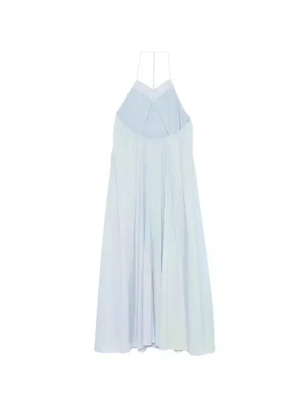 Closed Spaghetti-strap Midi Dress